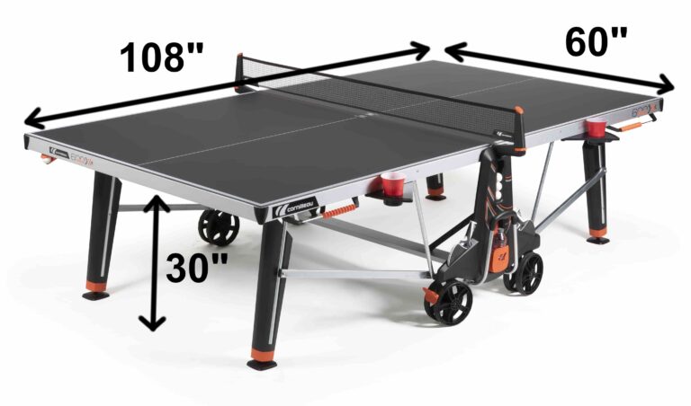 Ping Pong Table Dimensions: Learn the Official Size & More!